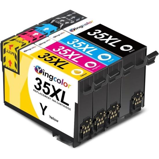 35XL Cartouches d'encre Compatible, Cartouches Compatible pour Epson ...