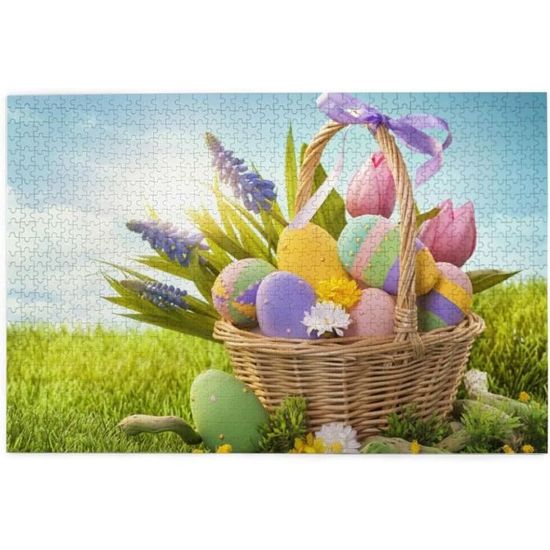 Puzzle Œufs De Pâques 1000 Pièces \ Chaque Pièce Est Unique \ Pour ...