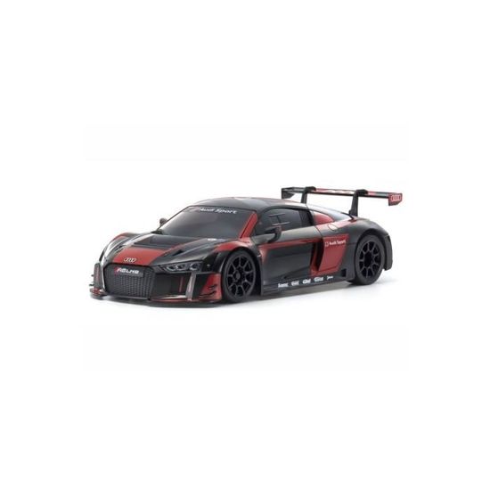AUTOSCALE MINI-Z AUDI R8 LMS 2015 BLACK-RED (W-MM) KYOSHO K.MZP246BKR ...