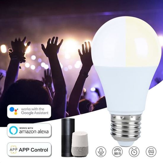 Ampoule LED Intelligente - VGEBY - E27 - 15W - 1500lm - Compatible Alexa/Google Home - Cdiscount ...