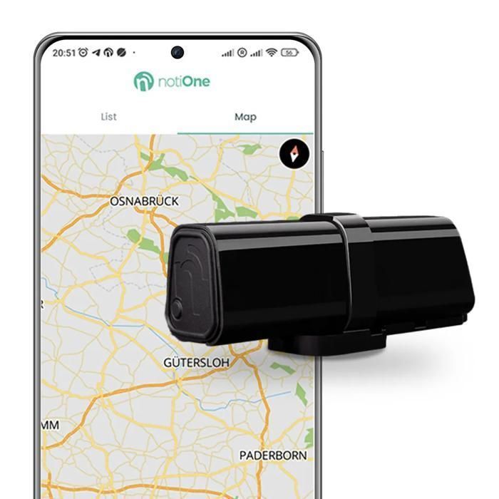 Traceur GPS Plus, notiOne, avec Alarme antivol, Localisateur GPS ...