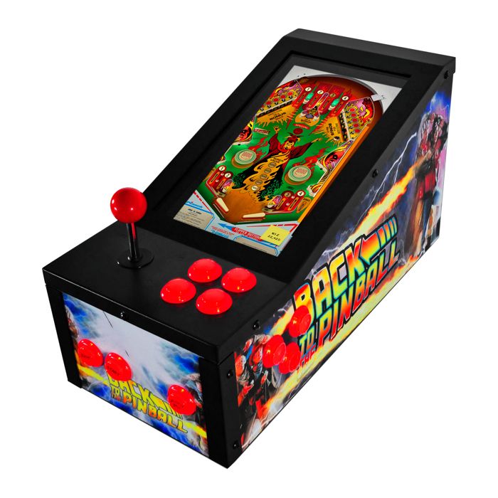 Flipper virtuel Pincab Back avec écran de 13". Inclut Visual Pinball X ...