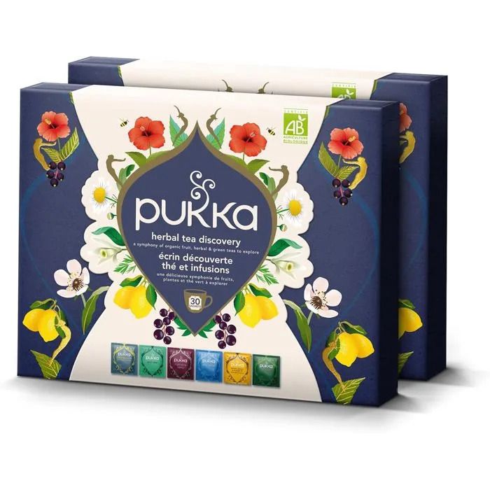 Pukka - Lot de 2 Écrins - 60 teabags - Cdiscount Au quotidien