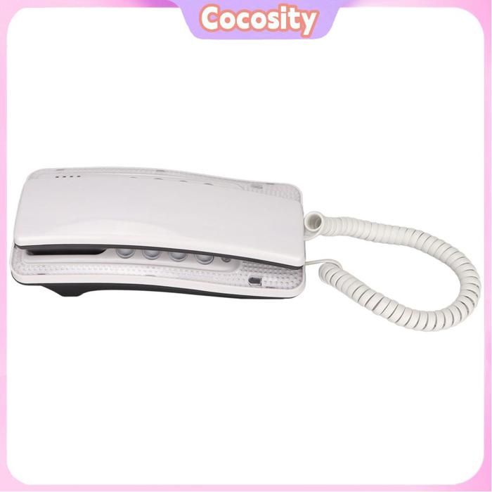 Cocosity Téléphone maison murall KXT‑438 Téléphone Maison Mural Téléphone Filaire avec Fonction ...
