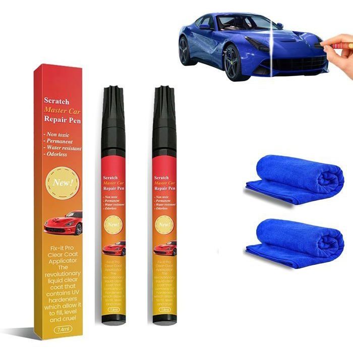 PEINTURE AUTO+2Pcs Magic Pen for Car Scratches Vehicle Paint Scratch ...
