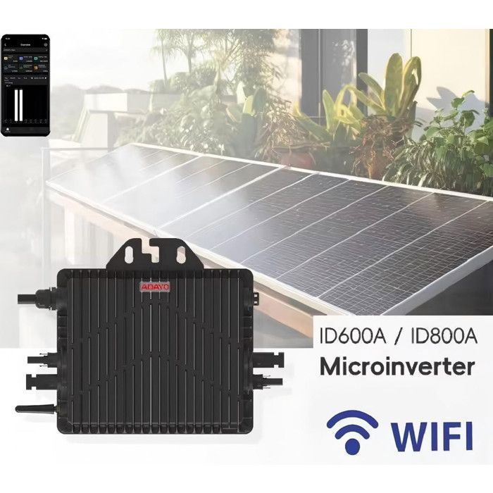 ABSAAR AB800A Micro onduleur 800 W,onduleur PV pour centrale électrique ...