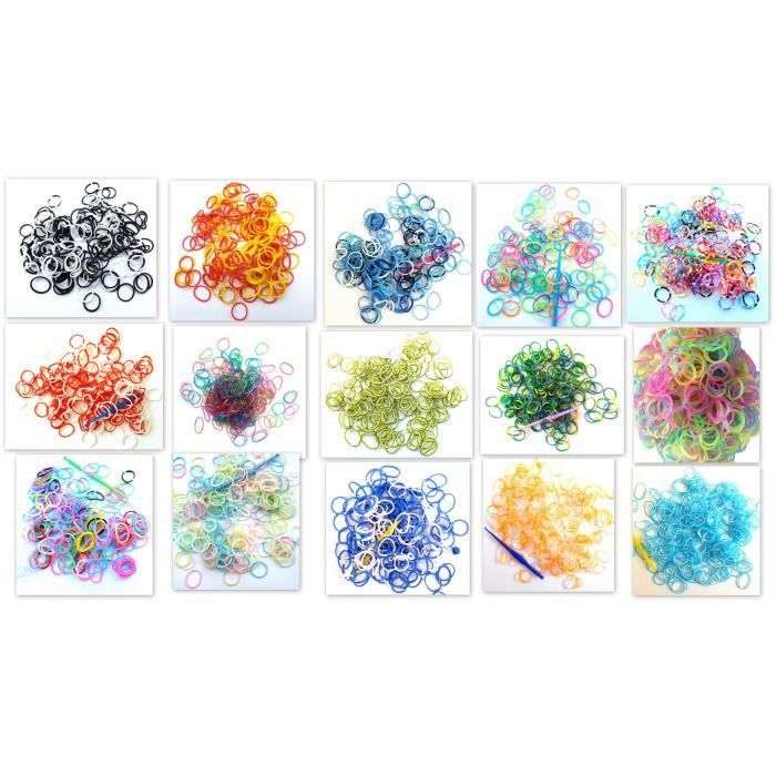 Loop & Loom bracelets en élastique lots 15 sachets - Cdiscount