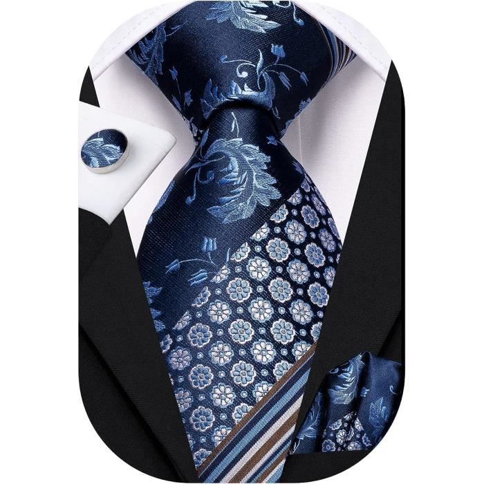 Cravate Extra Longue De 160 Cm Pour Homme En Soie Rouge, Bleu, Noir ...