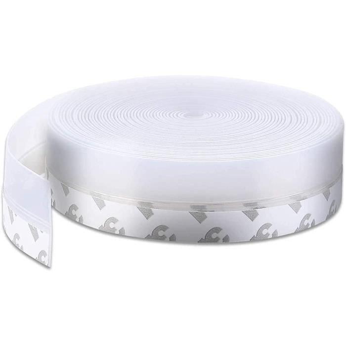 Bas De Porte Adhésif,5M X 25Mm Transparent Bande D'Étanchéité En ...