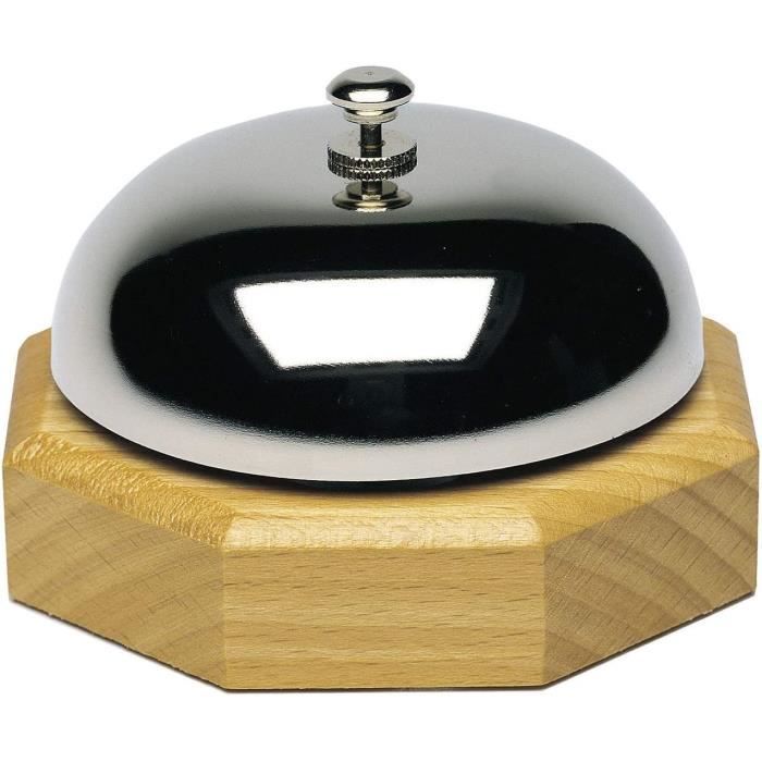Clochette de Table- Cloche de Réception, ø 9,1 cm, Sonorité claire ...