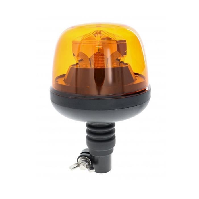 GYROPHARE LED 12/24V A FIXER SUR PERCHE CERTIFICATION ECE R65 EMC R10 ...