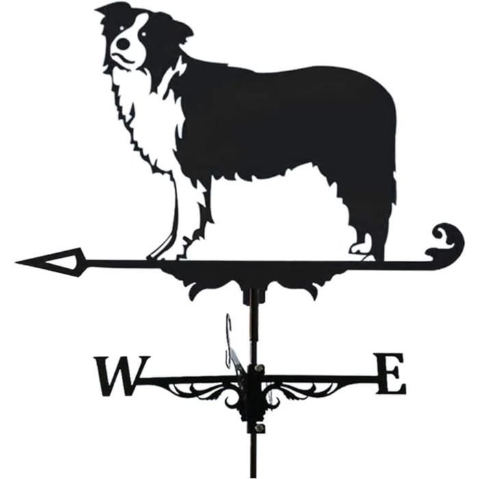 Girouette Collies Girouette Décorative Girouette Noir Montage De Jardin ...