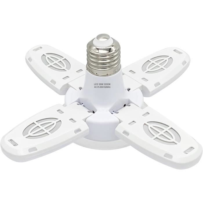 Lampes De Garage À Led Plafonniers De Garage À Intensité Variable, 38W ...