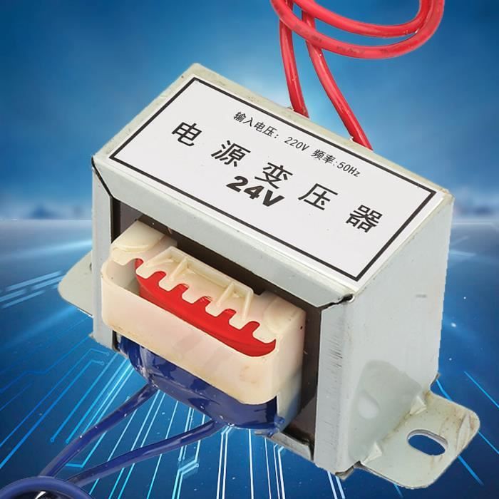 Transformateur de puissance EI AC 12V/24V Tension de sortie 20W Entrée ...