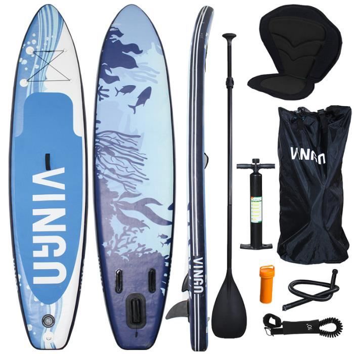 Jiubiaz SUP Board Gonflable Stand up Paddle Portable Ensemble de ...