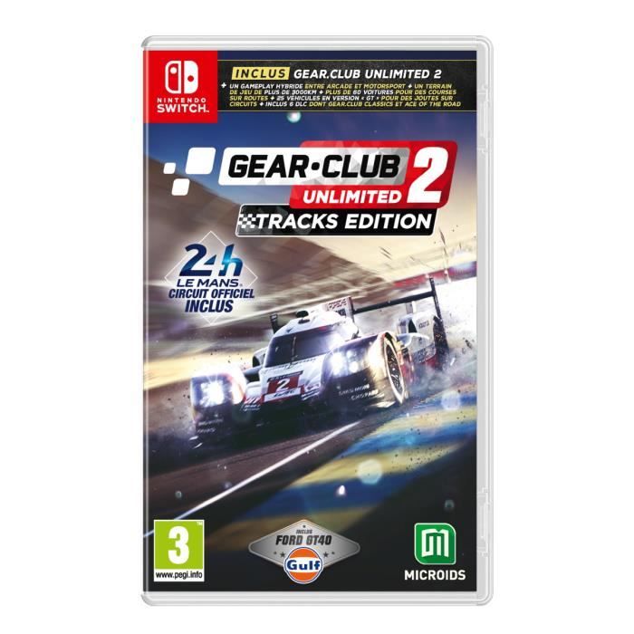 Jeu de course - Gear Club Unlimited 2 Tracks Edition - Nintendo Switch - Courses d'endurance ...