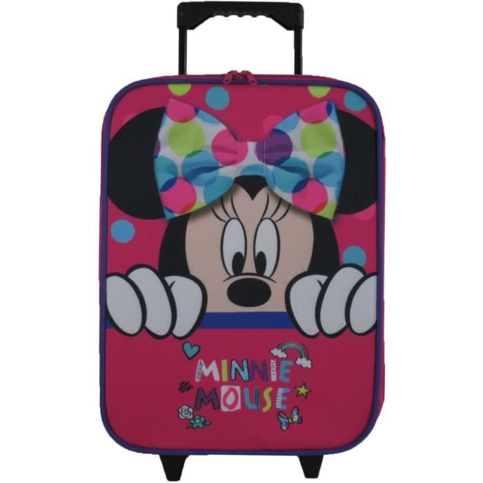 DISNEY Valise Souple Minnie Rose Enfant