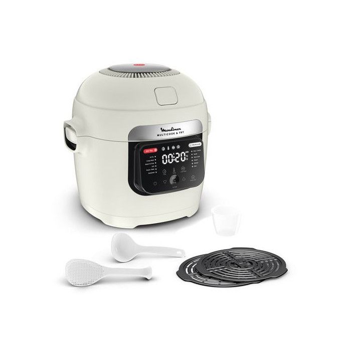 Mijoteur Moulinex Multicook & Fry MZ7311 1200 W Blanc - Cdiscount ...