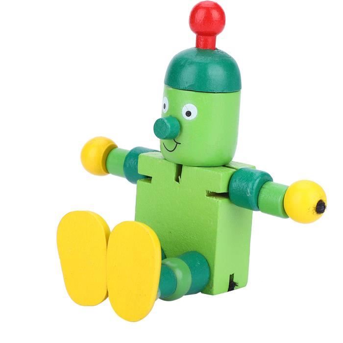 Mxzzand jouets robots pour enfants Jouets robots en bois mignons de ...
