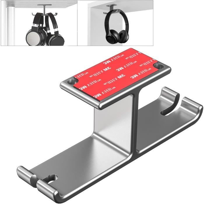 Support Casque, Crochet Casque Avec Adhésif, Double Support De Casque ...