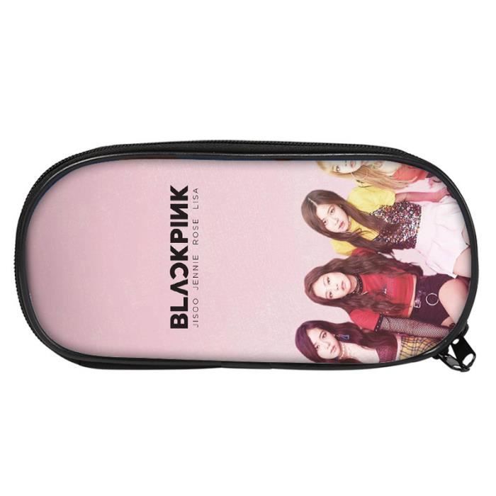 Trousse Scolaire - SHLK - Black Pink - Tissu Oxford - 21x10x5 cm ...