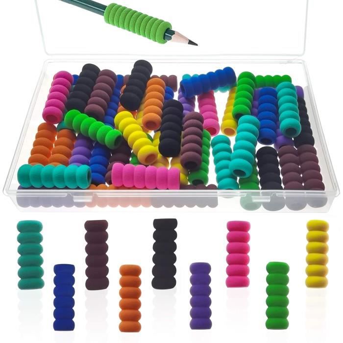 Xianzhaneu 72 Pcs Guide Doigt Enfant Schaum Guide Aide Écriture Pour ...