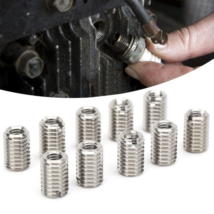 Écrou de réparation de filetage - VBESTLIFE - M5 x 0,8 mm et M8 x 1,25 mm - Acier inoxydable ...