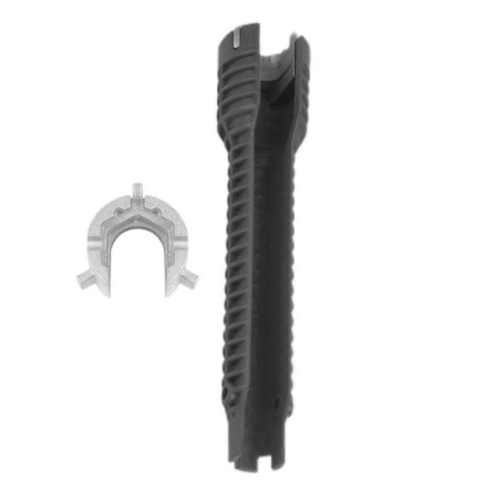 Clé à molette YWEI - Outils de plombier 8 en 1 - Rouge - Pour évier de ...