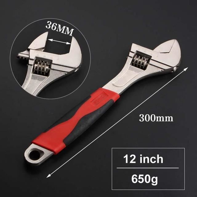 Clé à molette YWEI - 12 inch - Universelle réglable pour bricolage et ...