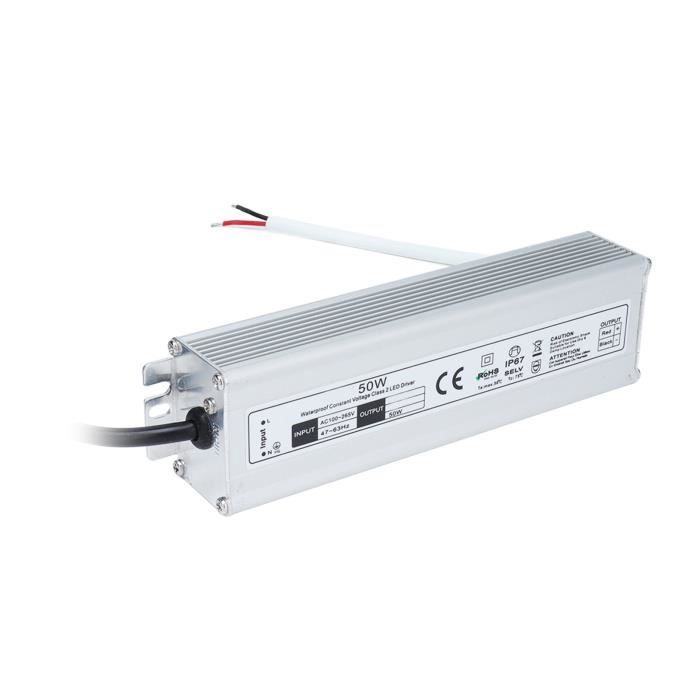 YUY Alimentation étanche Alimentation LED AC100-265V Transformateur LED ...
