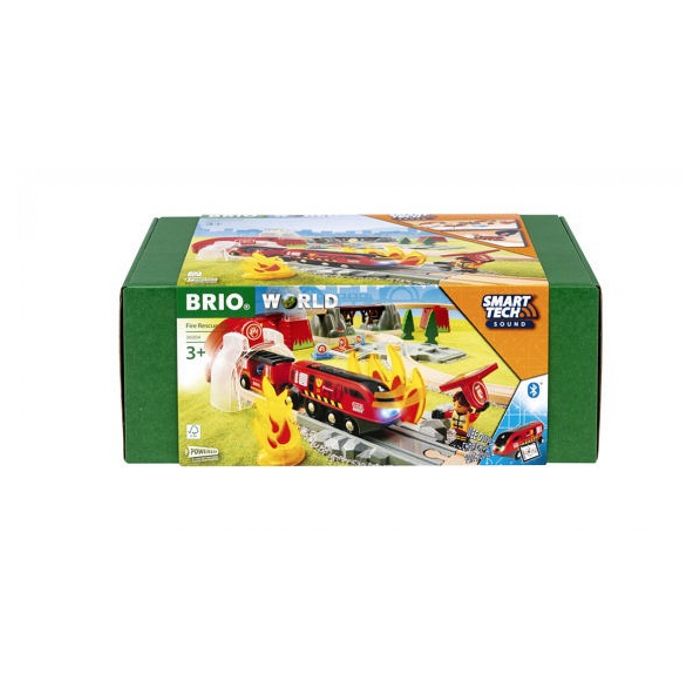 Circuit de train en bois - BRIO - 36004 - Smart Tech Sound - Thème ...