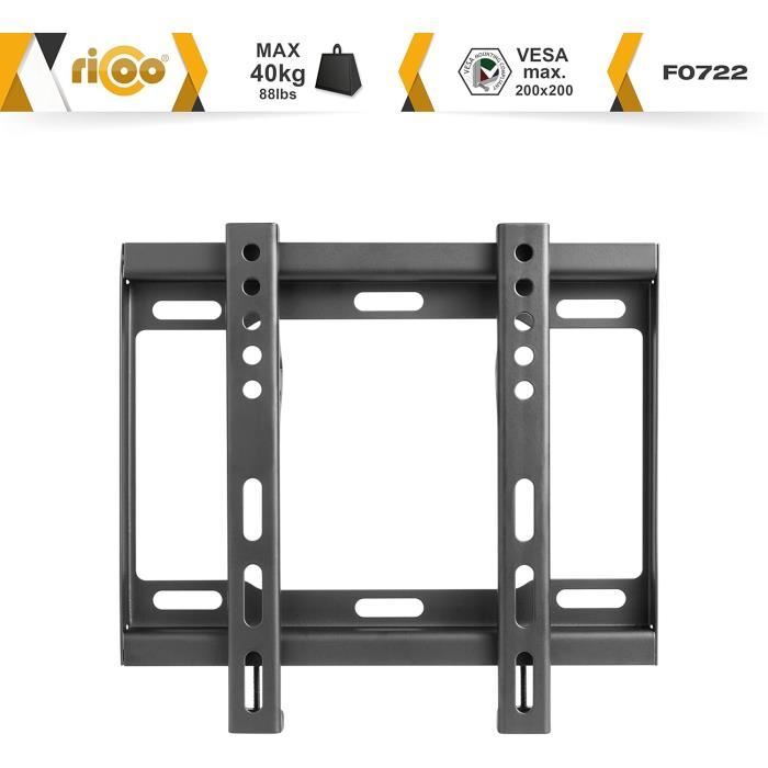 Support Murale Tv Ultra-Plat F0722 Suspendu Fix Ation Tv Universel 23 ...