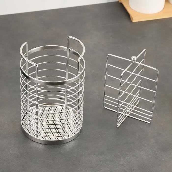 Porte Ustensile Cuisine Inox, Couler Range Couverts Ustensiles Support ...