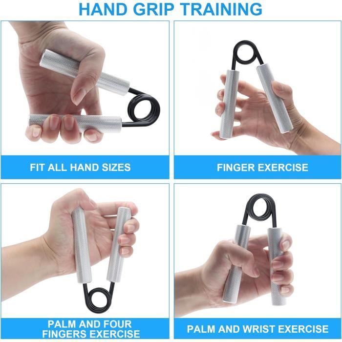 Hand Grip Strengthener, 100-350Lb Musculation Main, Hand Grip Trainer ...