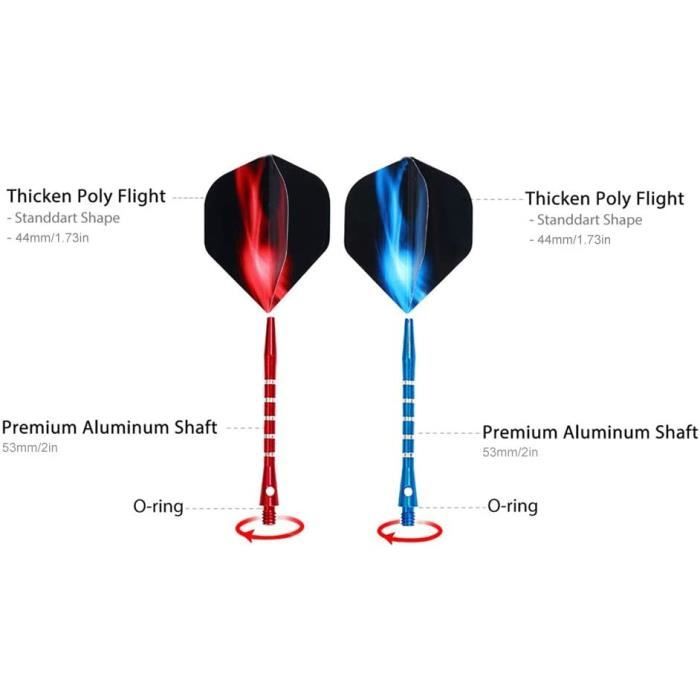 Flechettes pour Cible electronique, 12 flechette Pointe Plastique ...