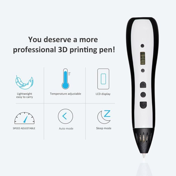 Stylo 3D - Kit de démarrage stylo 3D - Stylo 3D pour enfants-Stylo d ...