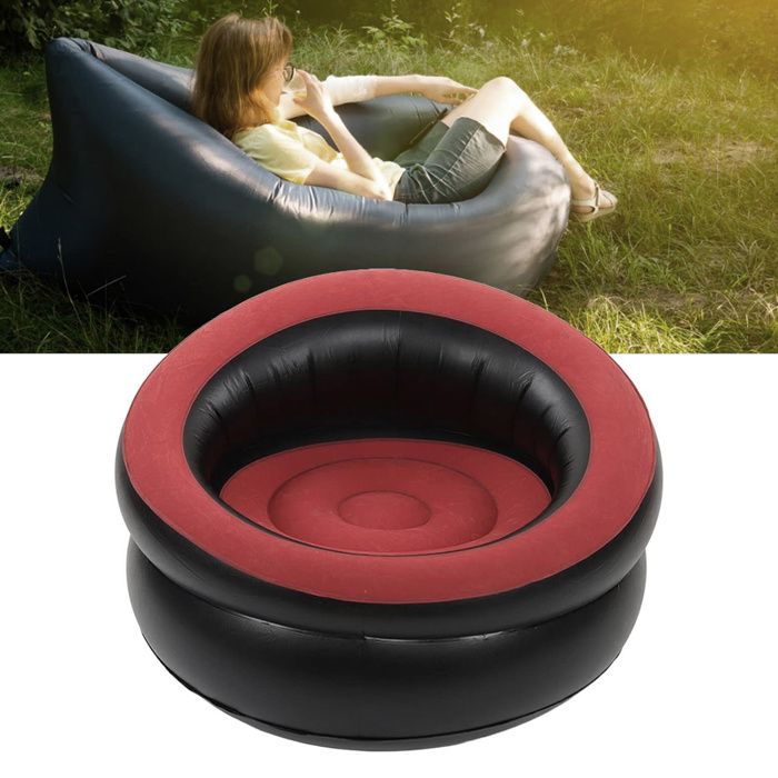 Chaise gonflable floquée de haute qualité et design moderne et funky ...