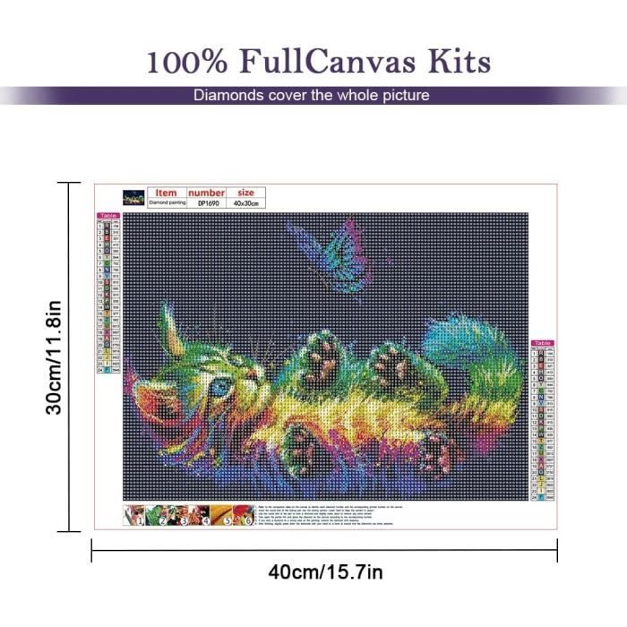 5D Diy Diamond Painting, Peinture Numero Diamant Enfant, Tableau Perle ...