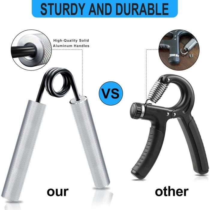 Hand Grip Strengthener, 100-350Lb Musculation Main, Hand Grip Trainer ...