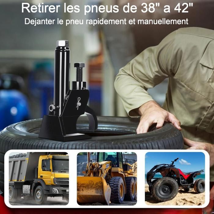 Démonte-pneu universel manuel - BIPLUT - Noir - Cdiscount Auto