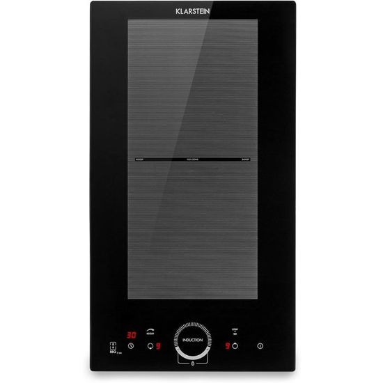 Klarstein Electric Induction Hob, 3500W, Recessed 2 Burns, Built-in ...