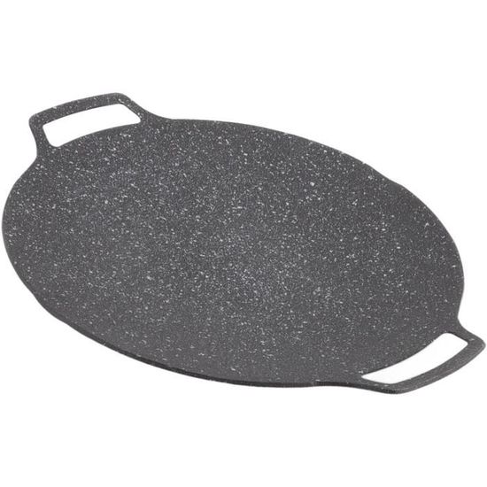 Coréen Bbq Plaque Circulaire Poêle Cassette Four Barbecue Plaque ...