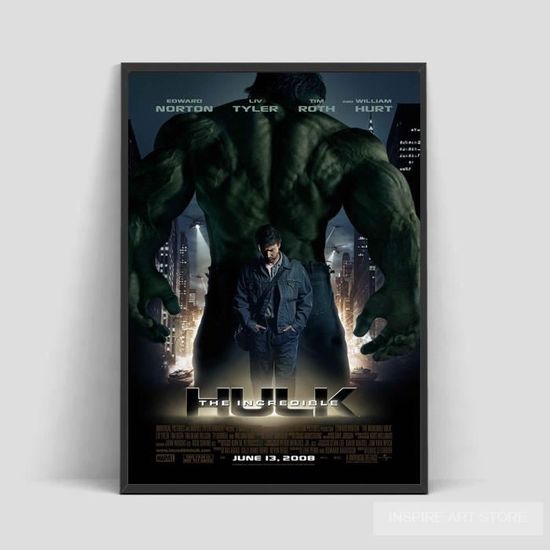 DKJ-30613 Affiches murales de film Marvel Avengers Captain America Thor ...