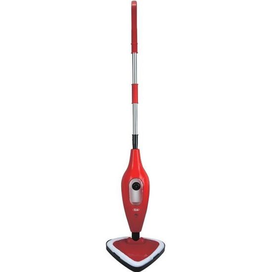Balai à Vapeur Rouge- 7 LINE – 1500W – 3 accessoires fournis ...