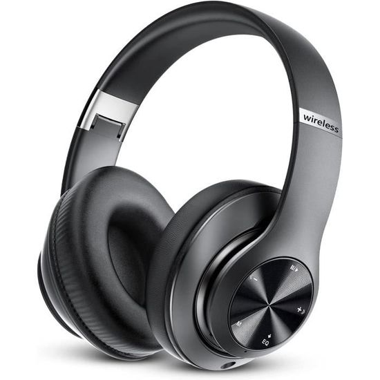 Casque Bluetooth Sans Fil -60 Heures De Musique -Casque Audio Avec Micro 6 Modes Eq -Double Mode ...