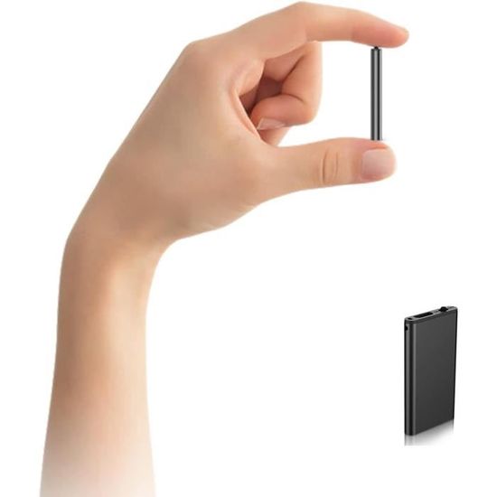 Mini Dictaphone À Activation Vocale,Enregistreur Audio Numérique,Petit ...