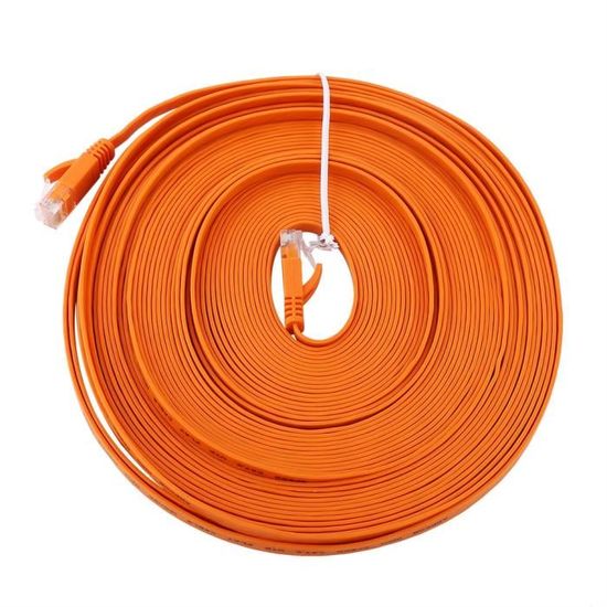 YOSOO Câble LAN RJ45 CAT6 Câble plat LAN de réseau Ethernet RJ45 CAT6 ...