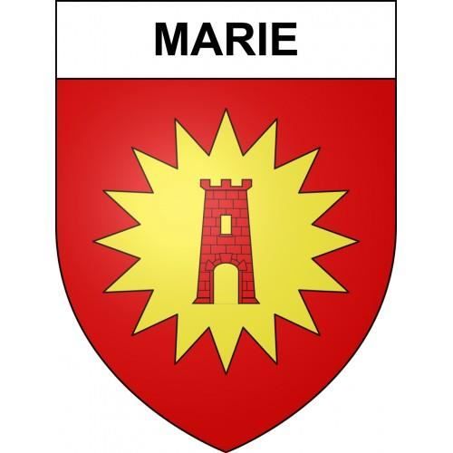 Marie 06 ville sticker blason écusson autocollant adhésif - Taille : 8 ...