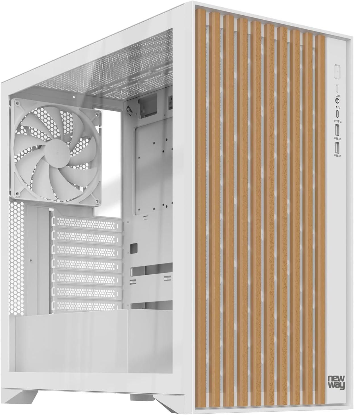 Boitier Pc Façade En Bois-Moyen Tour Compatible Atx/Micro-Atx/Itx-Type ...