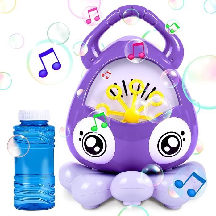 Machine à Bulles Enfant Poulpe Automatique Bubble Machine Portable ...